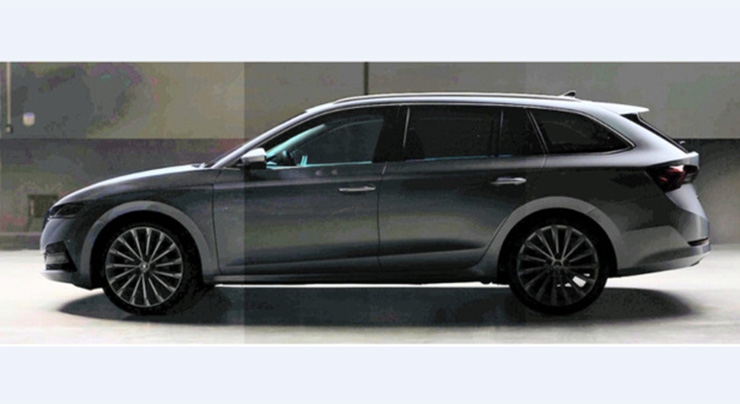 Skoda Octavia : la version break en fuite - Auto utilitaire